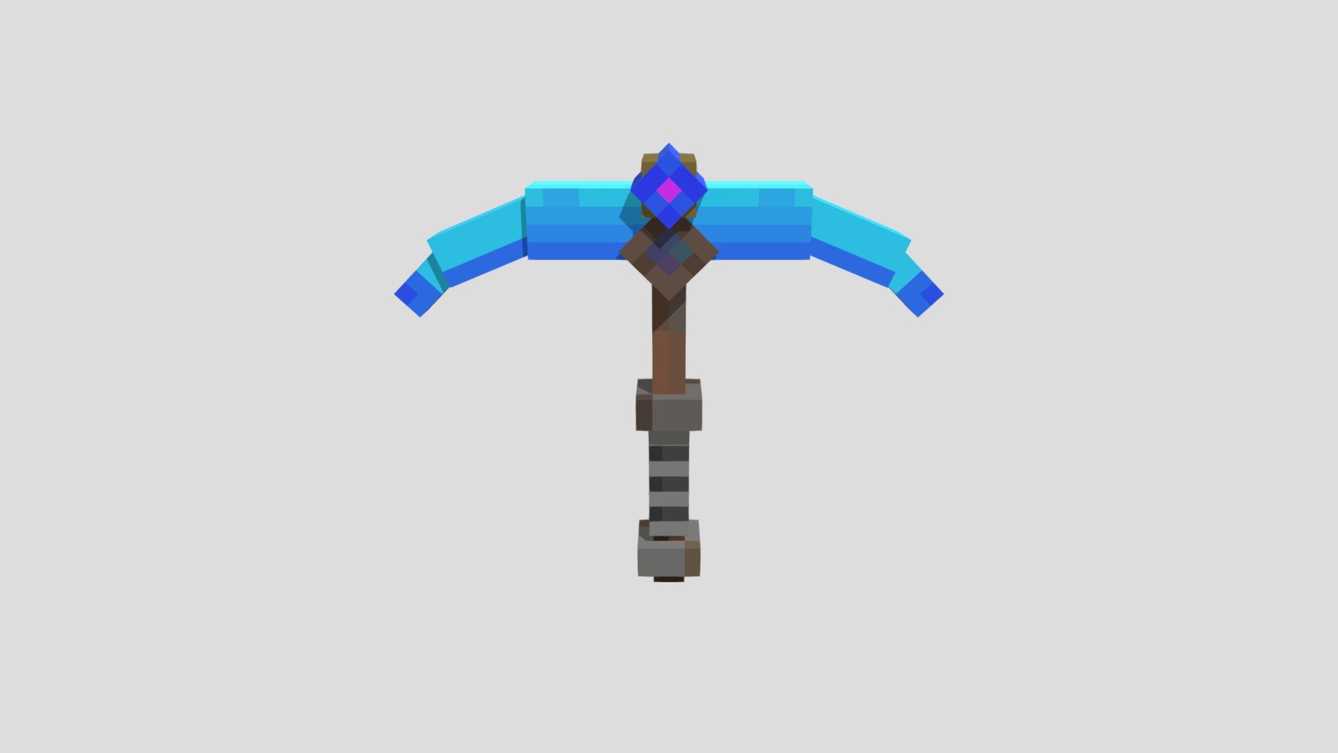 Diamond Pickaxe - 3D model by Jakub3330 [f4b1488] - Sketchfab