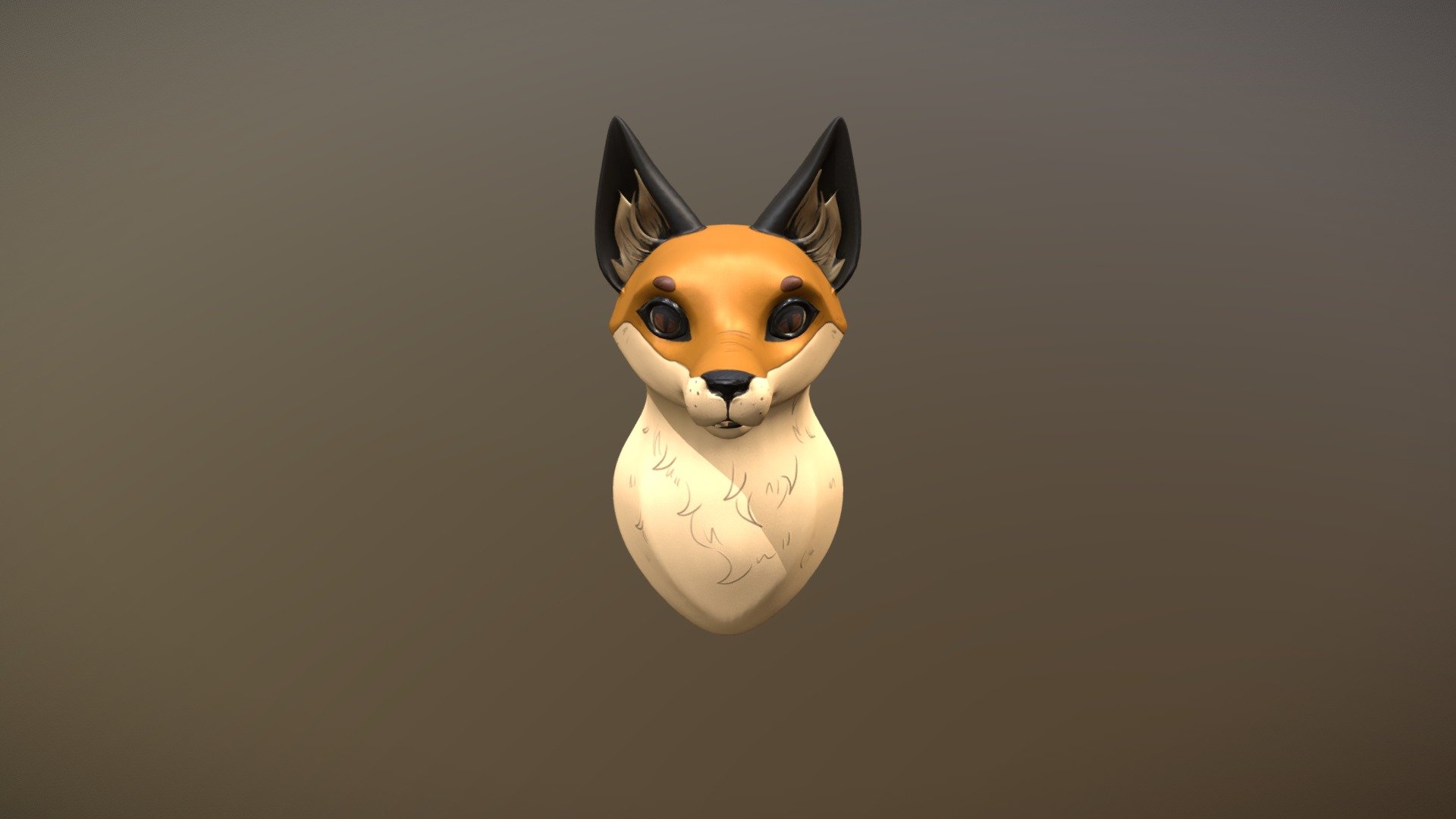 3D Modeled Fox Head - 3D model by jae (@Cjae_) [f4b16b4] - Sketchfab