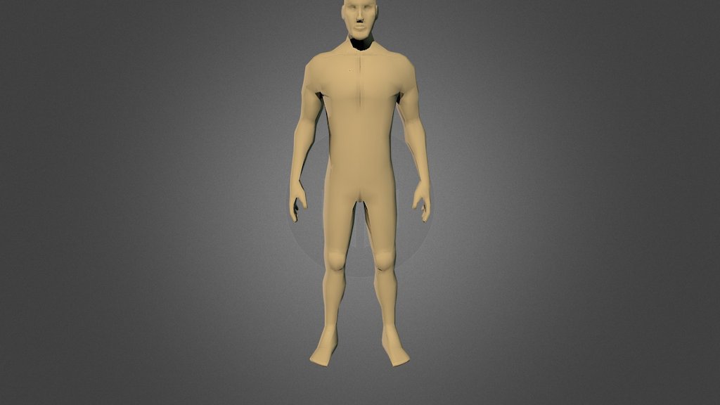 base human body (low poly) - 3D model by sam146 [f4b1f87] - Sketchfab