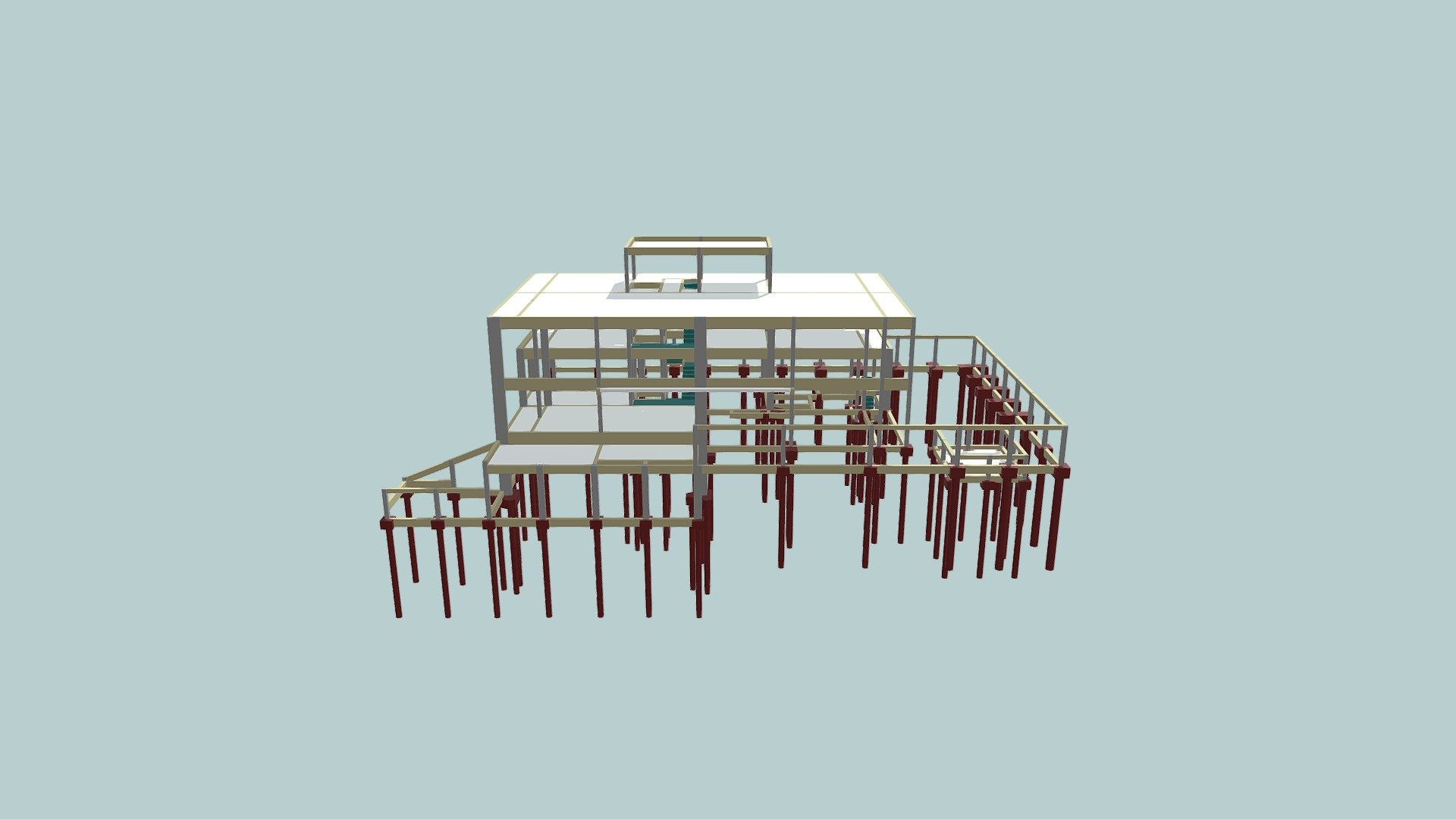 3D Estrutura - Manuel Dias - 3D model by WE Engenharia (@weengenharia ...