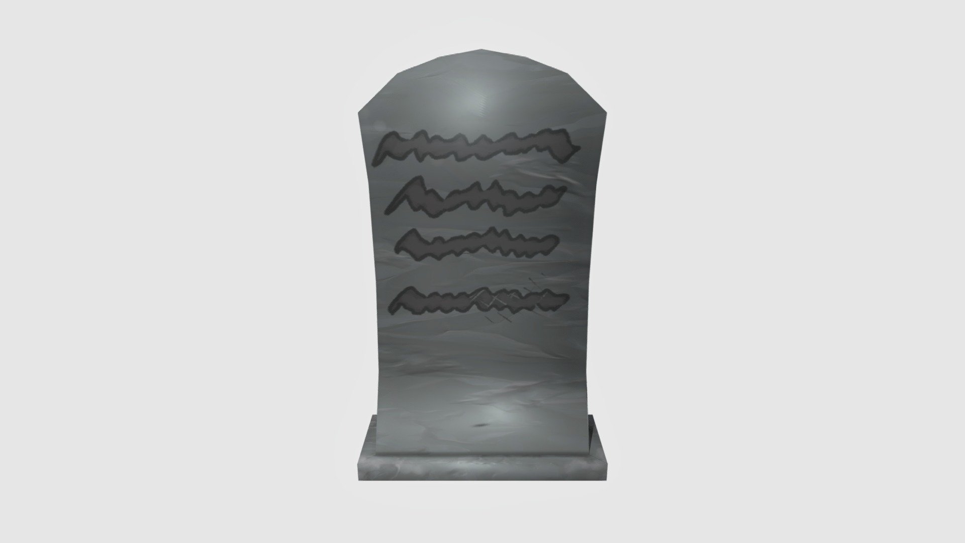 Low poly stylized grave - Download Free 3D model by dasWarder [f4b2c70 ...