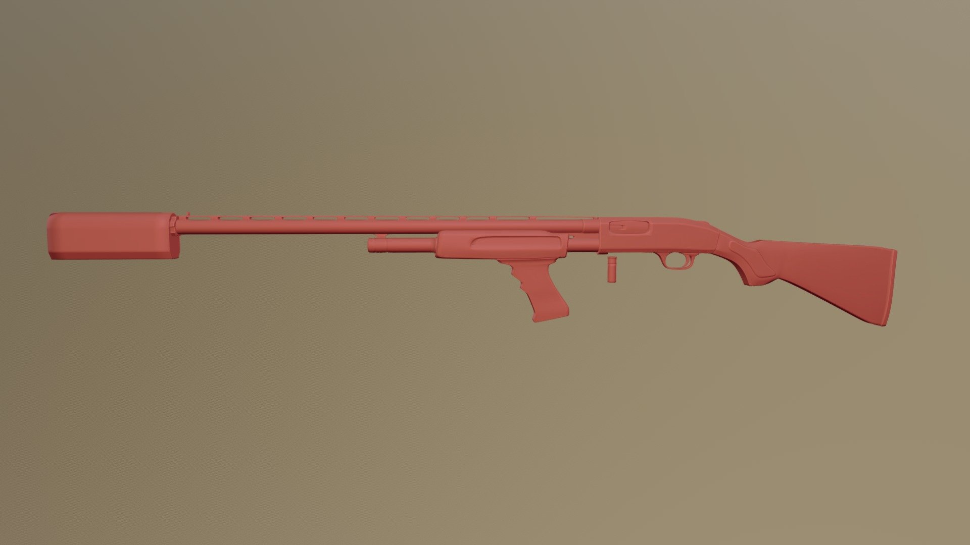 Shotgun - 3D model by lwf [f4b45b9] - Sketchfab