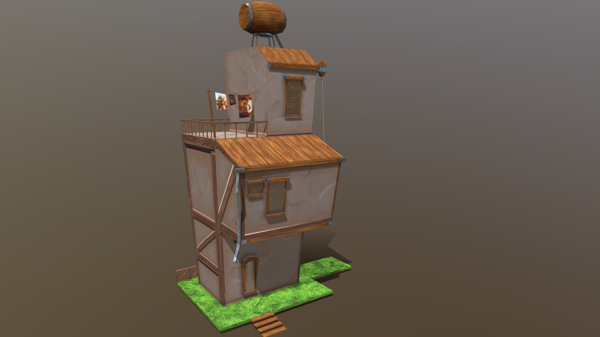 Trim Texture study - 3D model by IronKiller [f4b6dcd] - Sketchfab