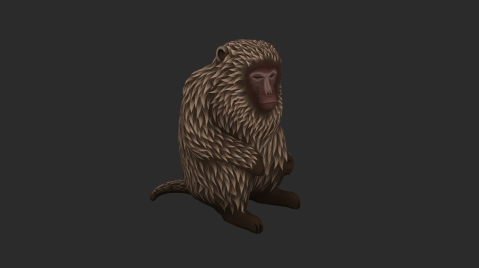 Monkey - 3D model by trth (@trethaller) [f4ba055] - Sketchfab