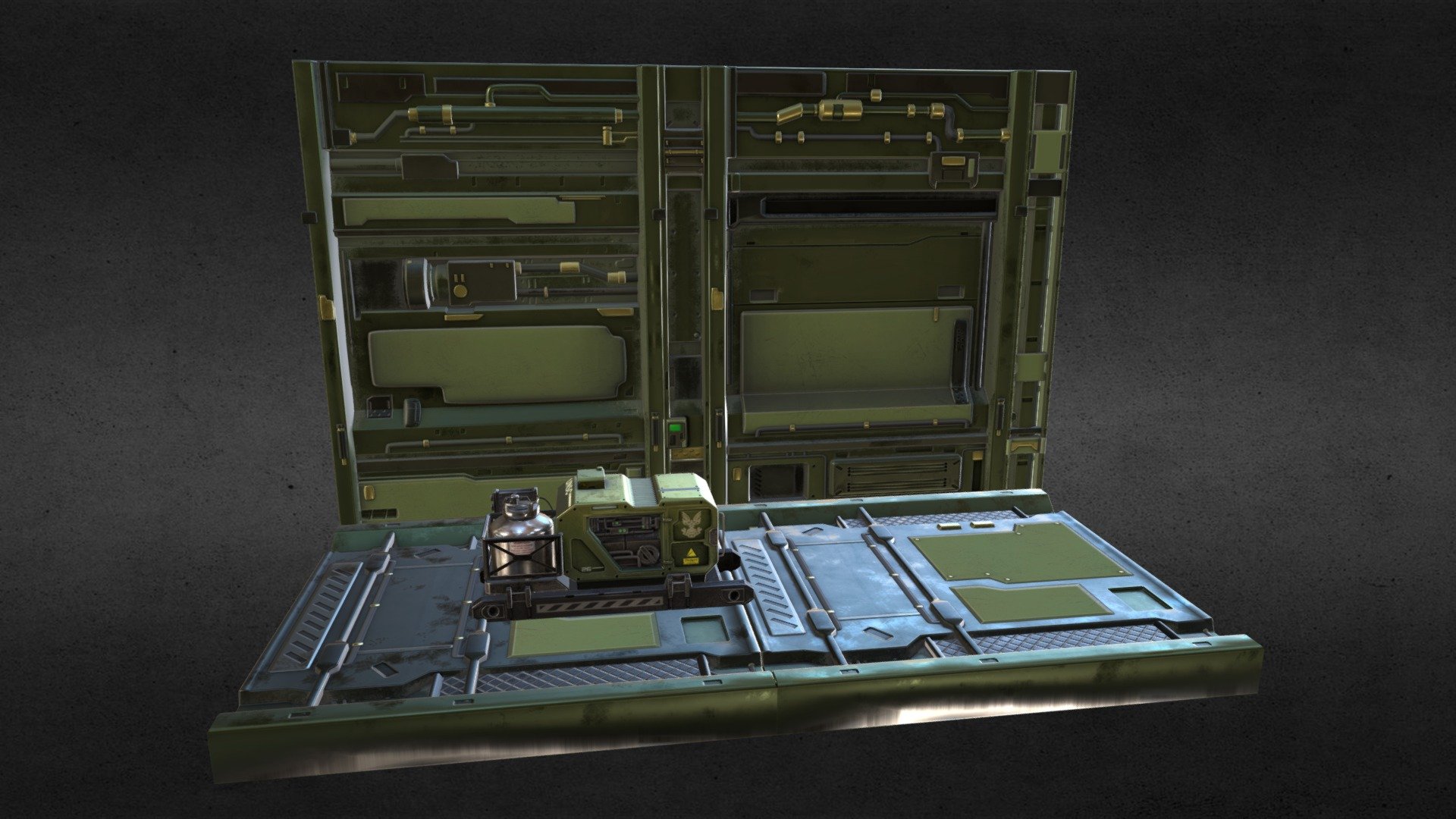 Modular Walls Mesh - 3D model by Ellie DB (@elliedb) [f4bb18b] - Sketchfab