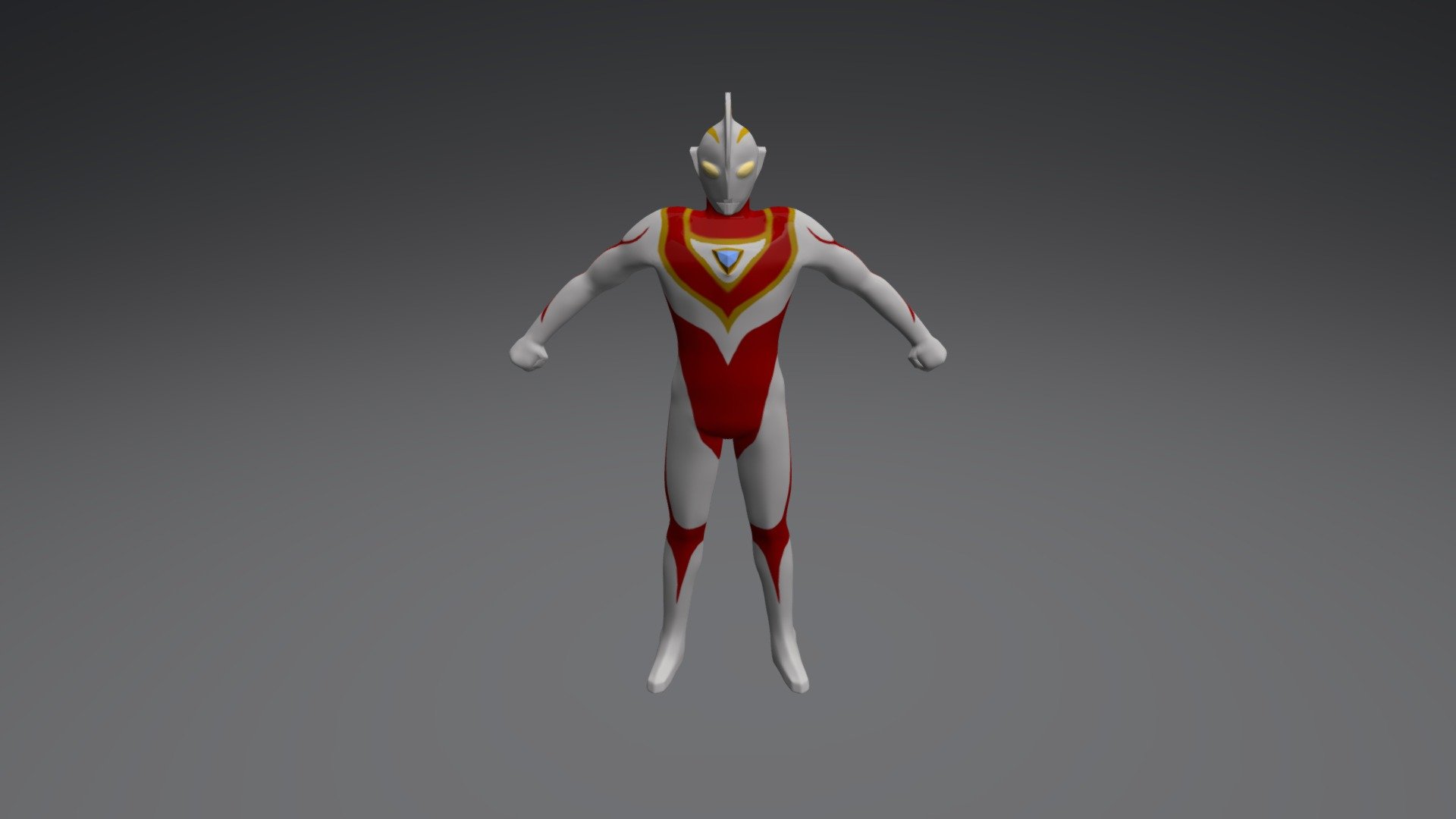 Ultraman Gaia Higher Poly - 3D model by Jiale [f4bb1ca] - Sketchfab