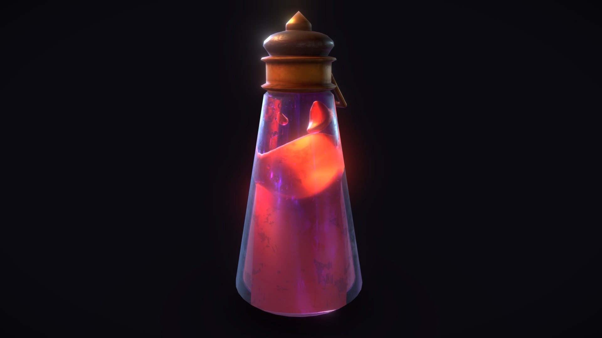 Stylized Flask - 3D model by Chizura (@Ch1zura) [f4bdd48] - Sketchfab