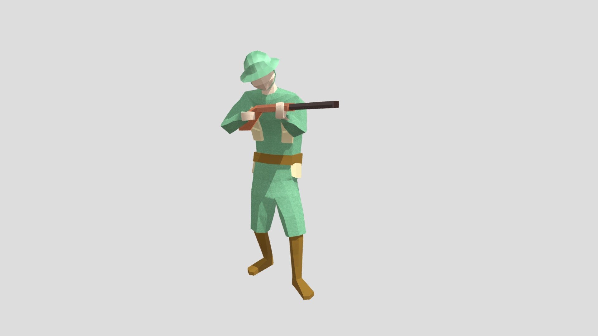 Lowpoly WW1 SOLDIER - Download Free 3D model by miniponti [f4bec0e ...