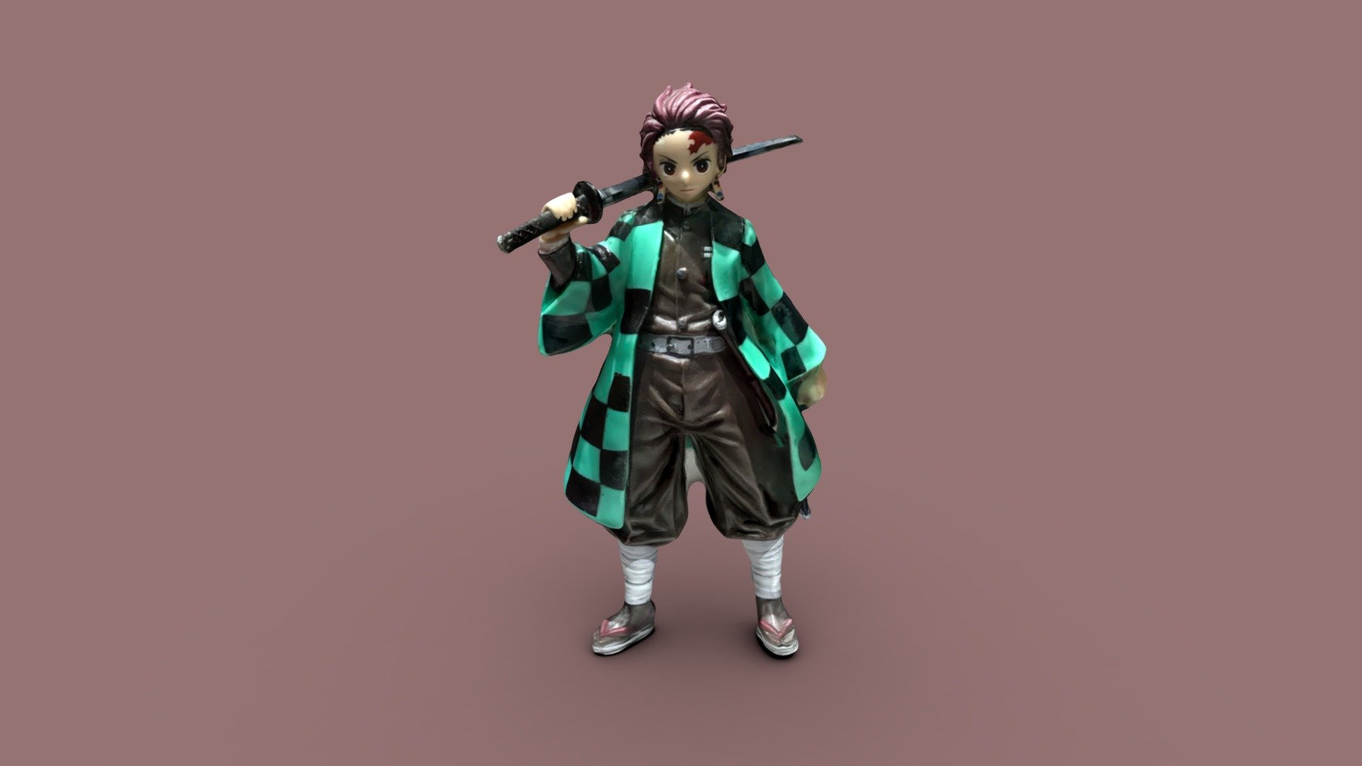 Tanjiro Kamado (Kimetsu no Yaiba / Demon Slayer) - 3D model by ...