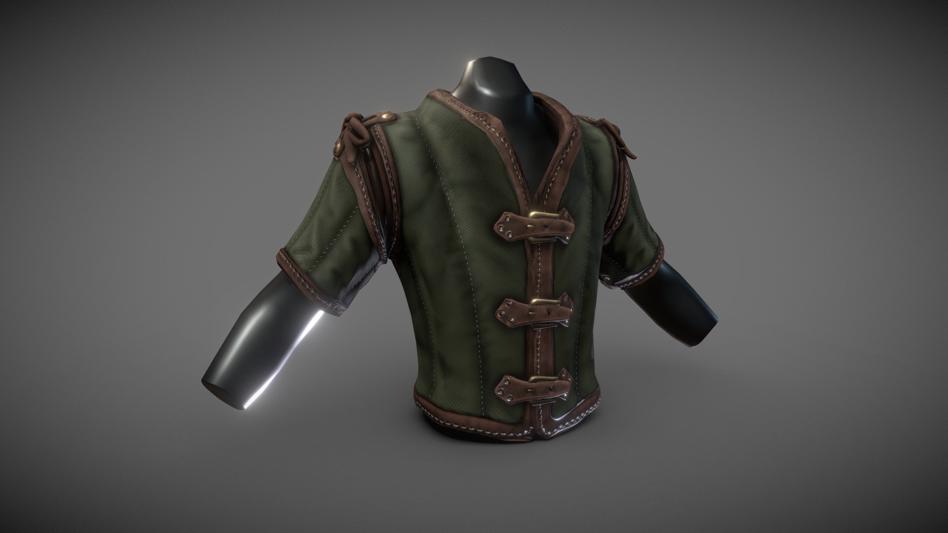 Medieval jacket - 3D model by Václav Pleticha (@klidas8) [f4c0c1d ...