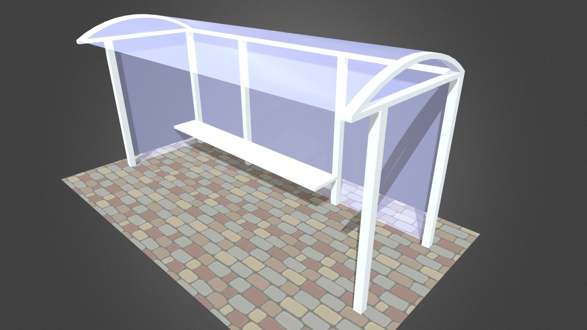 Bus Stop - Download Free 3D model by SCADL & Co (@scadl) [f4c1ed5 ...