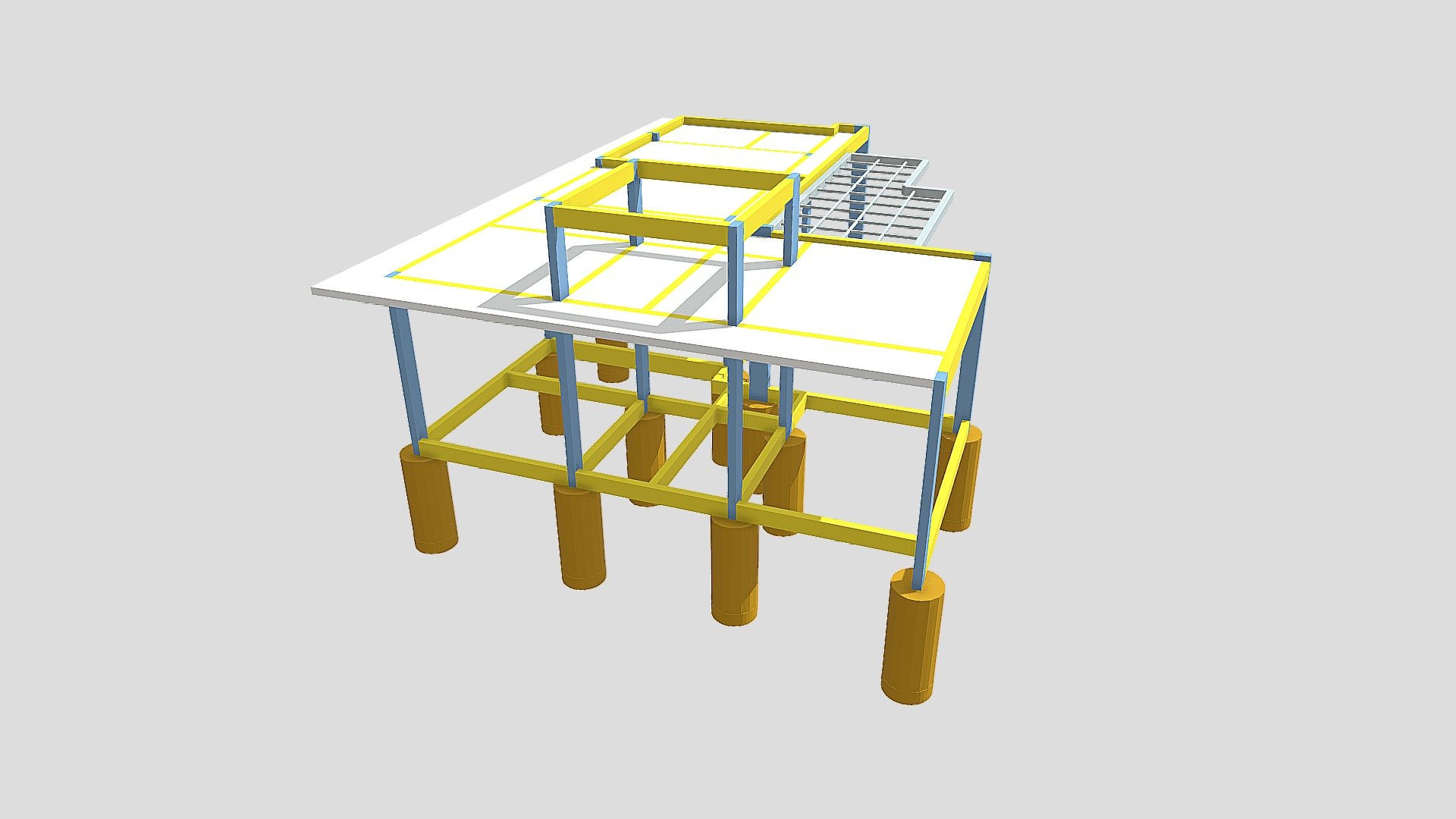 PROJETO ESTRUTURAL - MSP - 3D model by Saulo Lacerda - Projetos ...