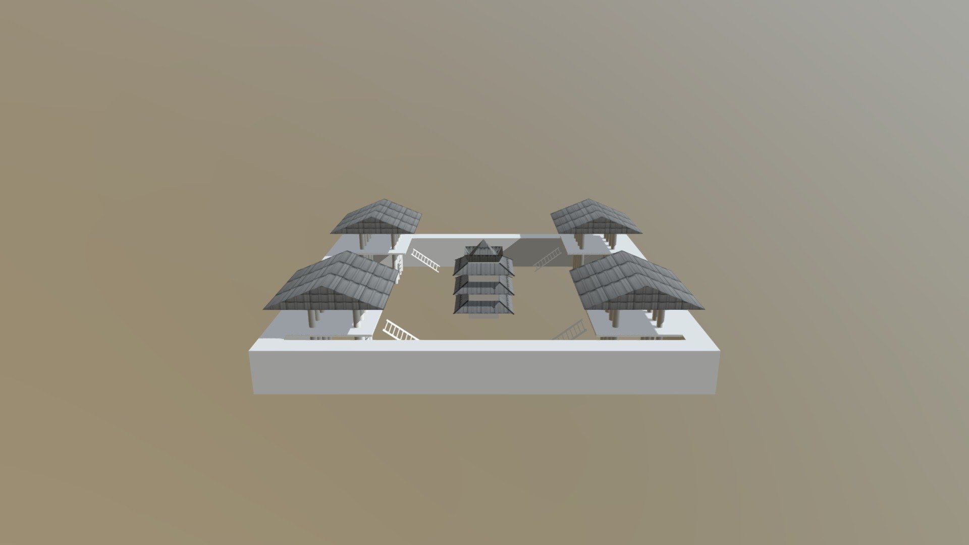 Building Headquarters - 3D model by PrabhteshwarSingh [f4c31f5] - Sketchfab
