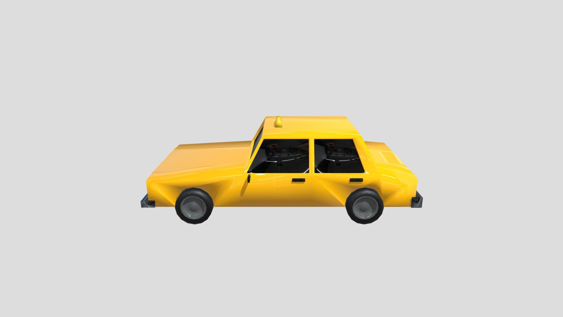 TAXI - Download Free 3D model by Akinremi [f4c6f25] - Sketchfab
