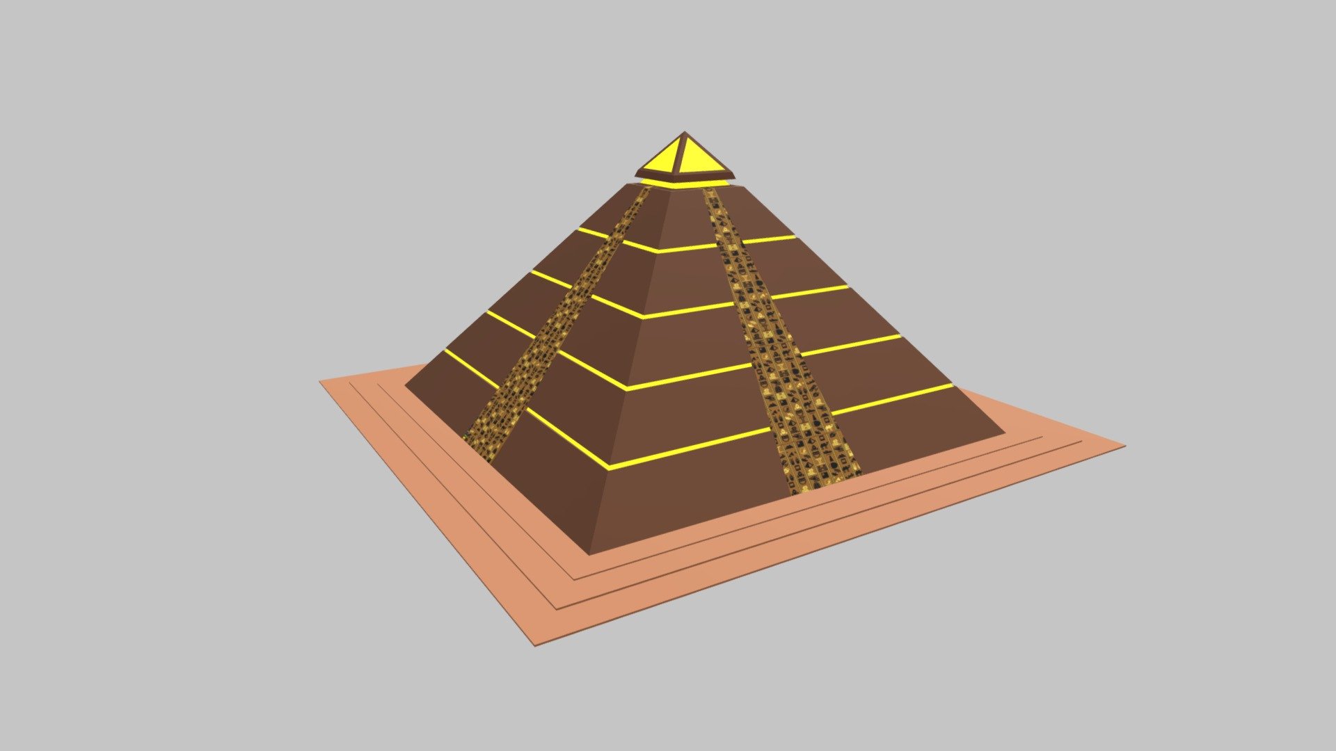 Modern Pyramid Illustration 5 - Download Free 3D model by MotazinVR ...
