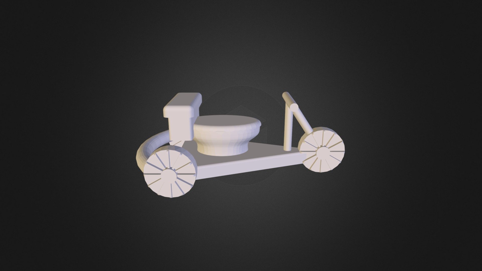 Toilet Racer pendant - 3D model by 3dindustries [f4c7929] - Sketchfab