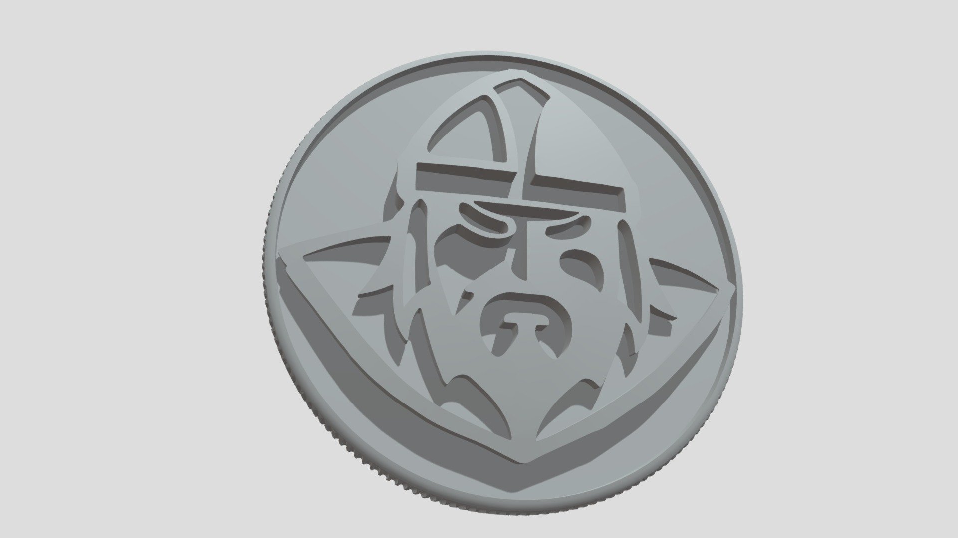 GENE-COIN-REDGED - 3D model by voxelmagic [f4c7bc8] - Sketchfab