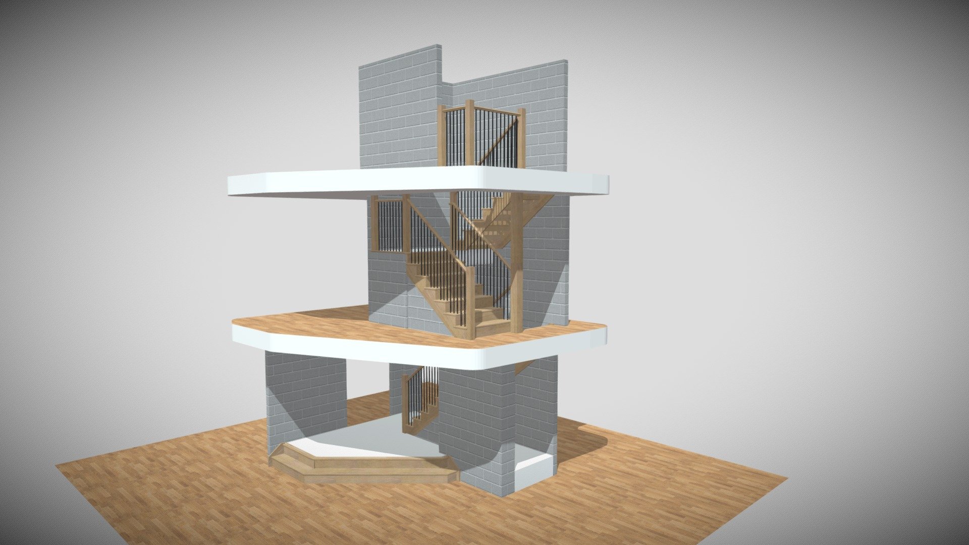 Merle & Ruthann - 3D model by Kraemer Woodworking (@Kraemers) [f4c82a7 ...