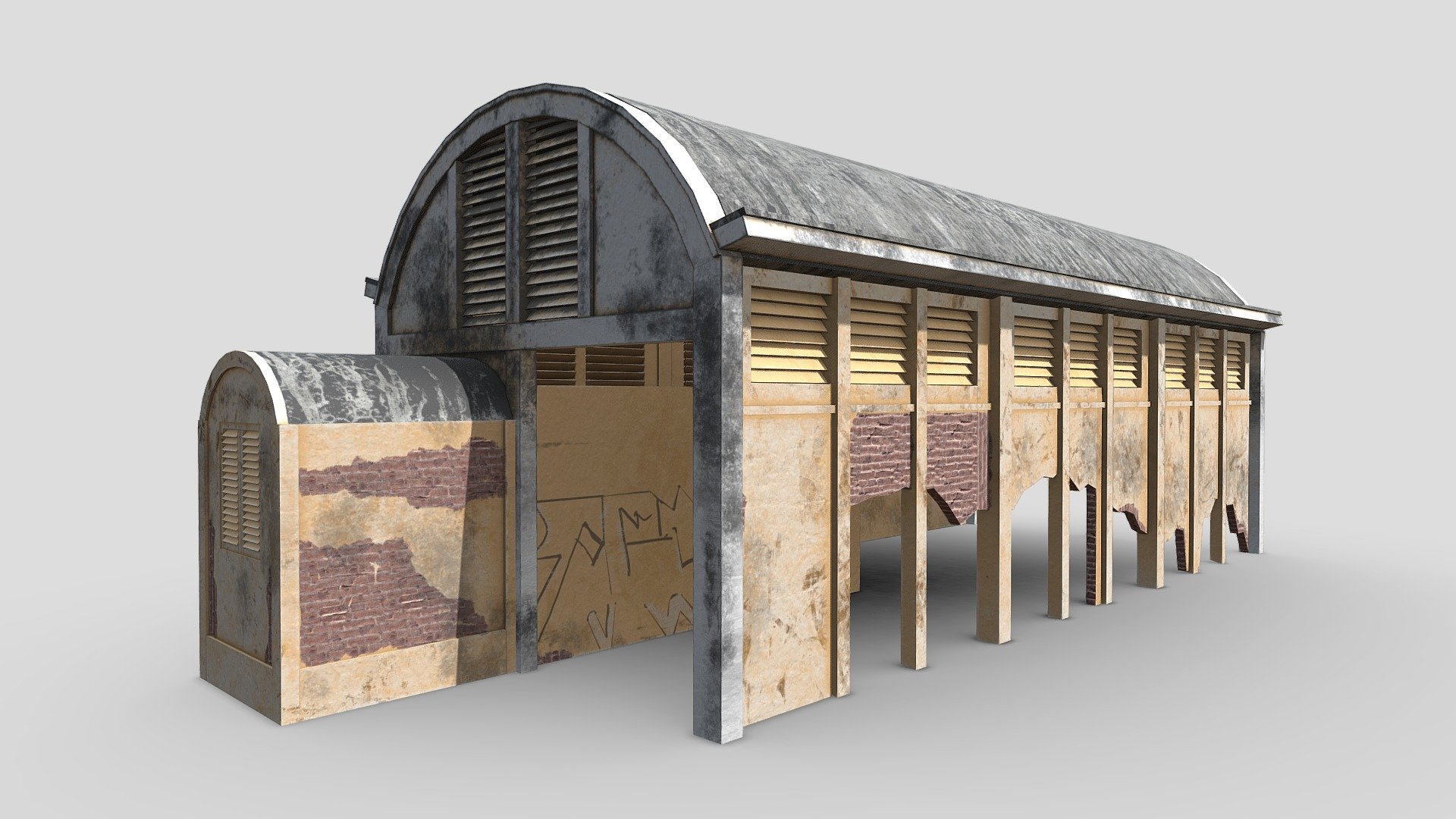 Old Warehouse - Buy Royalty Free 3D model by Sengchor [f4c879c ...