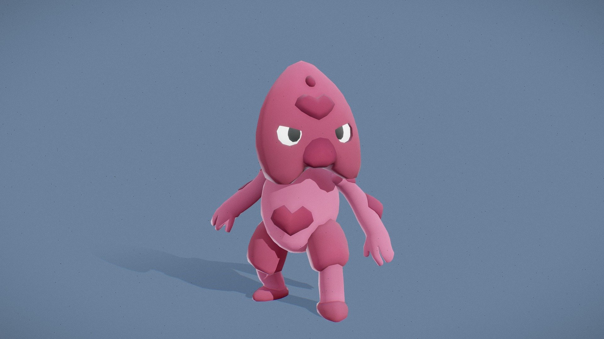 Cartoon Characters - Medium Ponchi Warrior - Buy Royalty Free 3D model ...