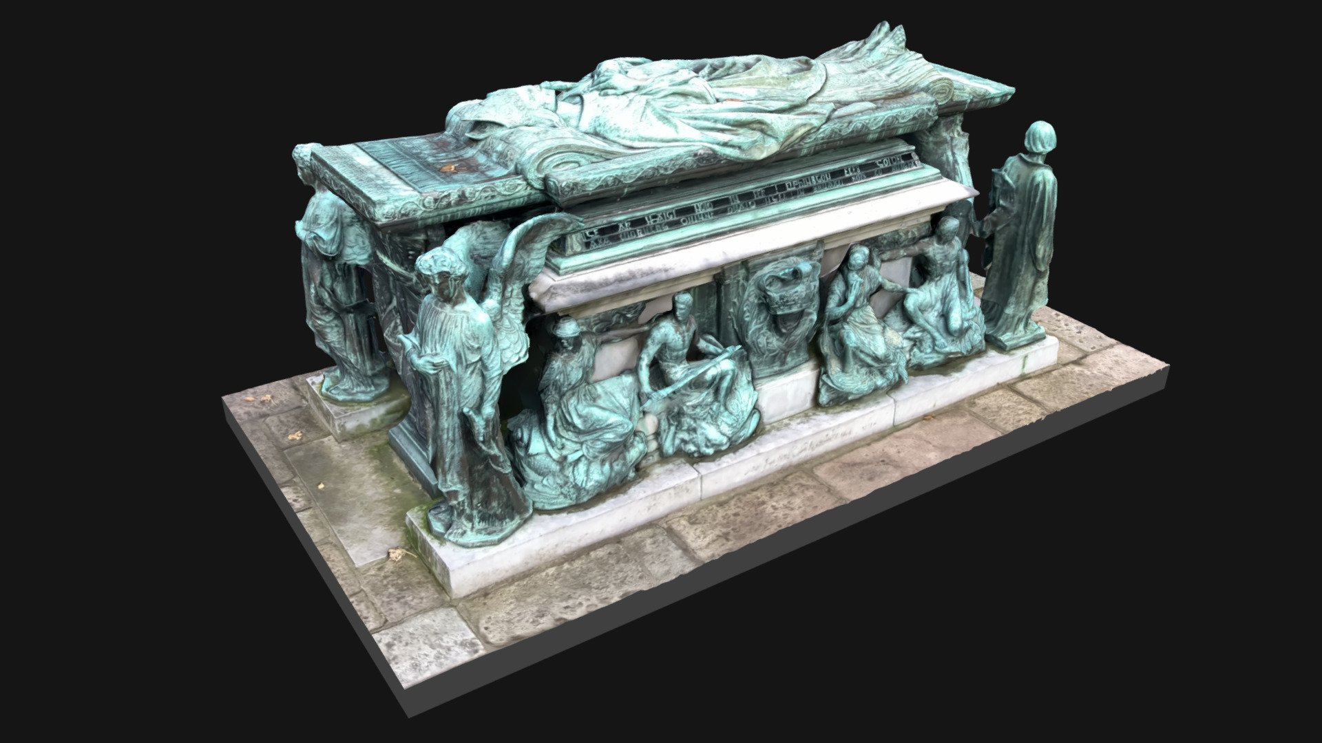 Monument To Bishop Elphinstone, Old Aberdeen - 3D model by Tony Elms ...