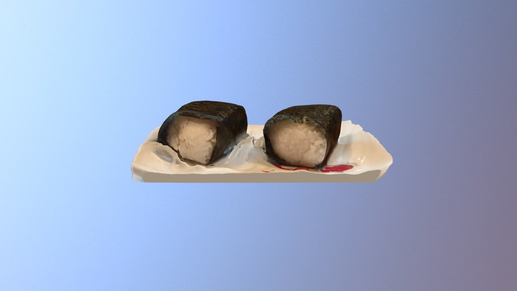 Onigiri - 3D model by oliverberlintokyo [f4cdc0d] - Sketchfab