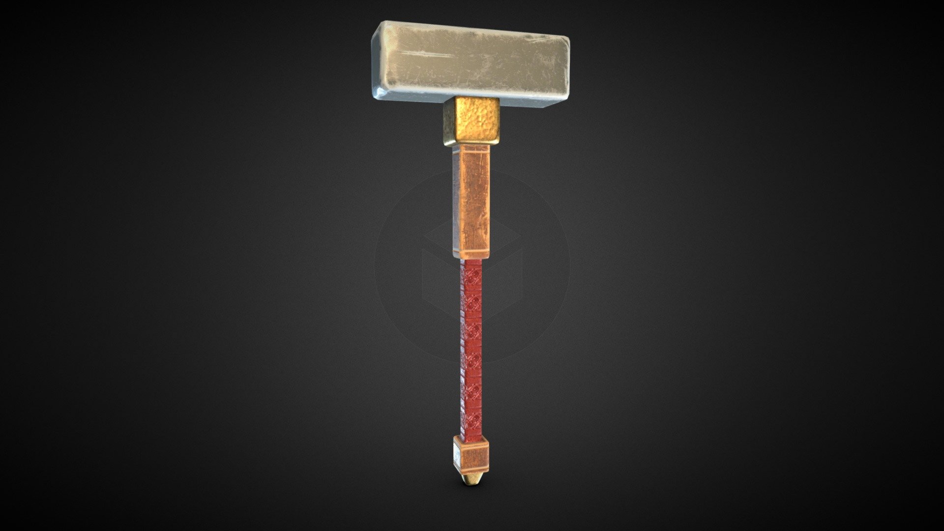Warrior Hammer - Download Free 3D model by Bhargav Gamit (@bhargav ...