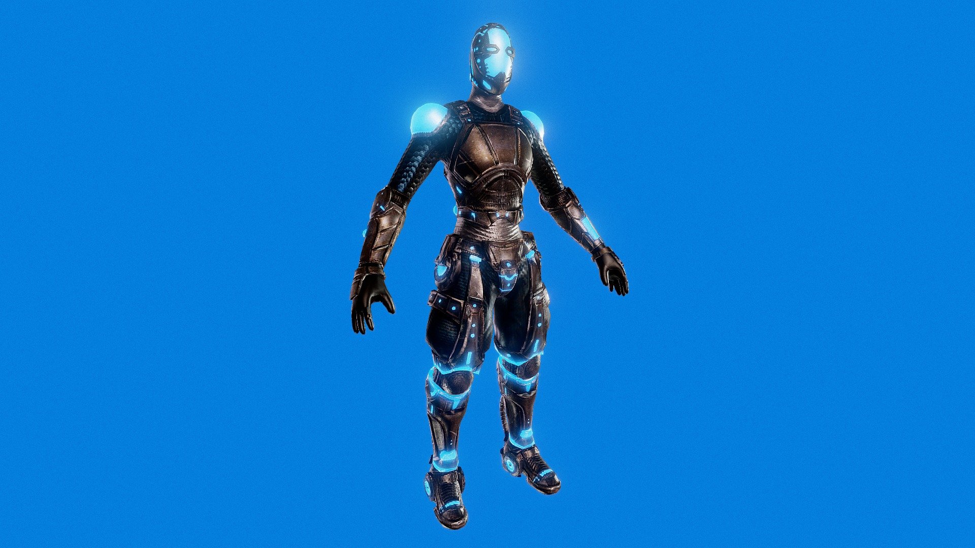 "Hex" - Female Player - 3D model by Sam Duckworth (@samduckworth ...