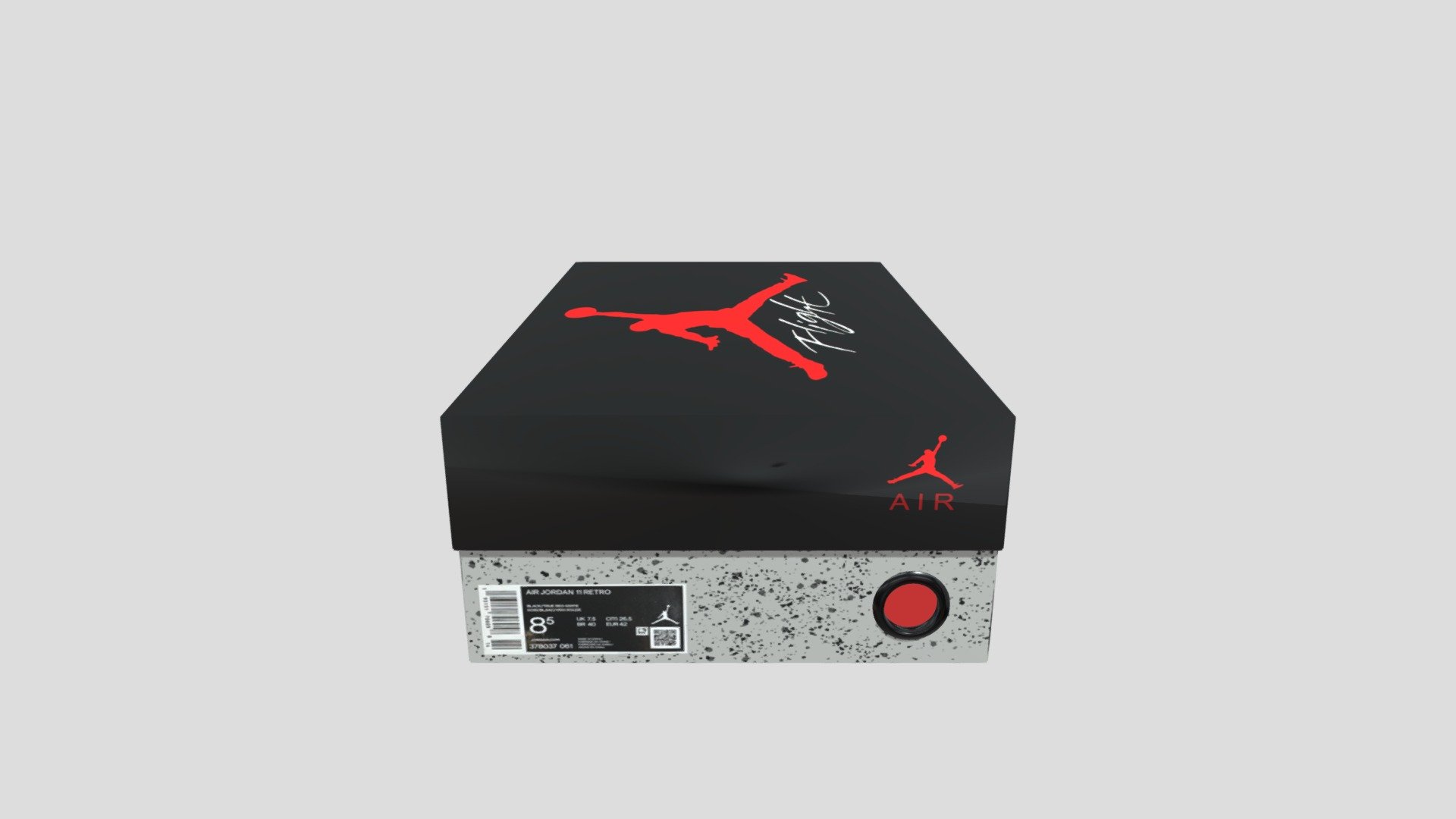 Jordan's Sneakers Box - 3D model by Daniel Sandovalin ...