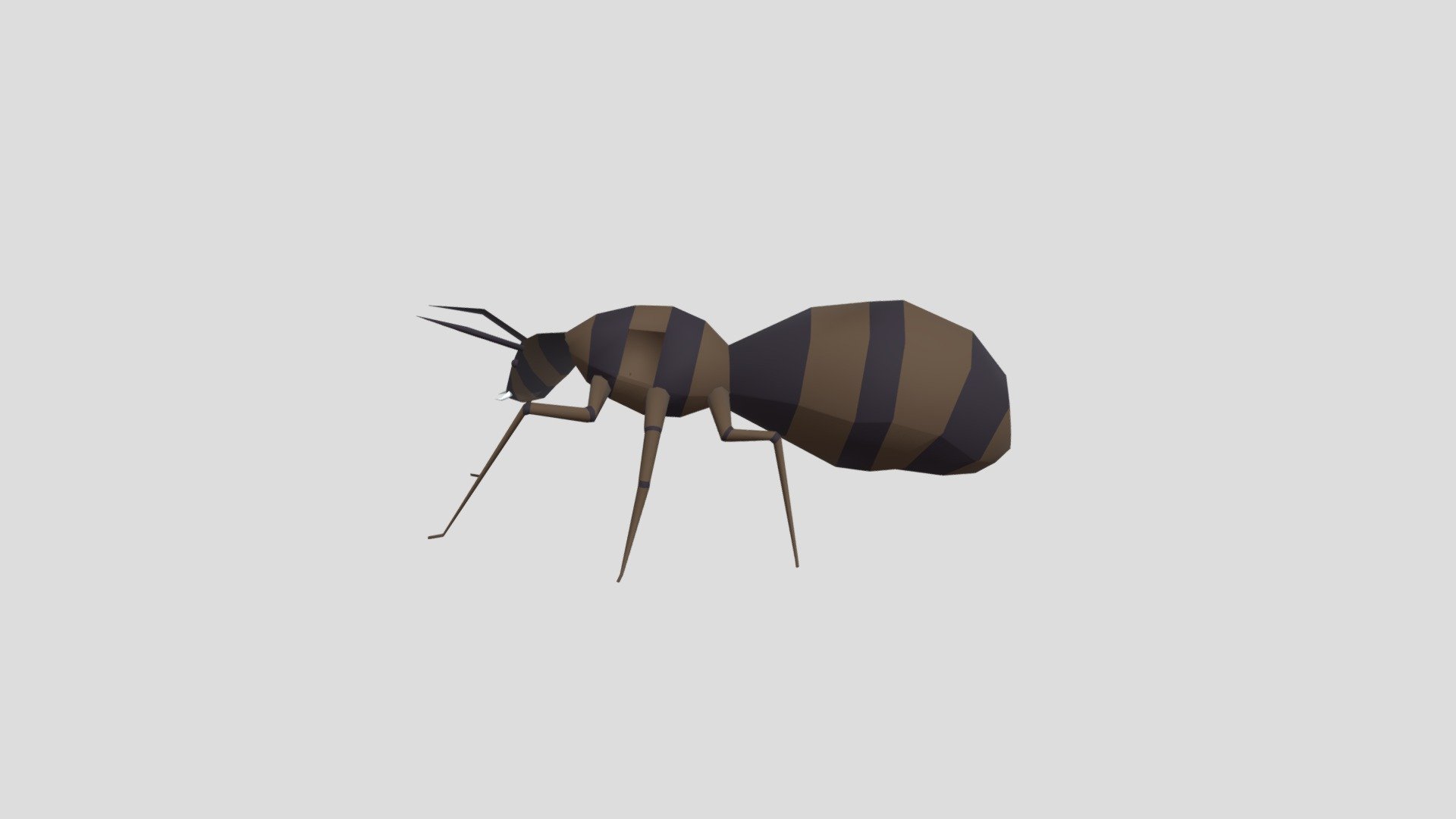 LowPoly_Ant - 3D model by Mole_Naizuo [f4cf90f] - Sketchfab