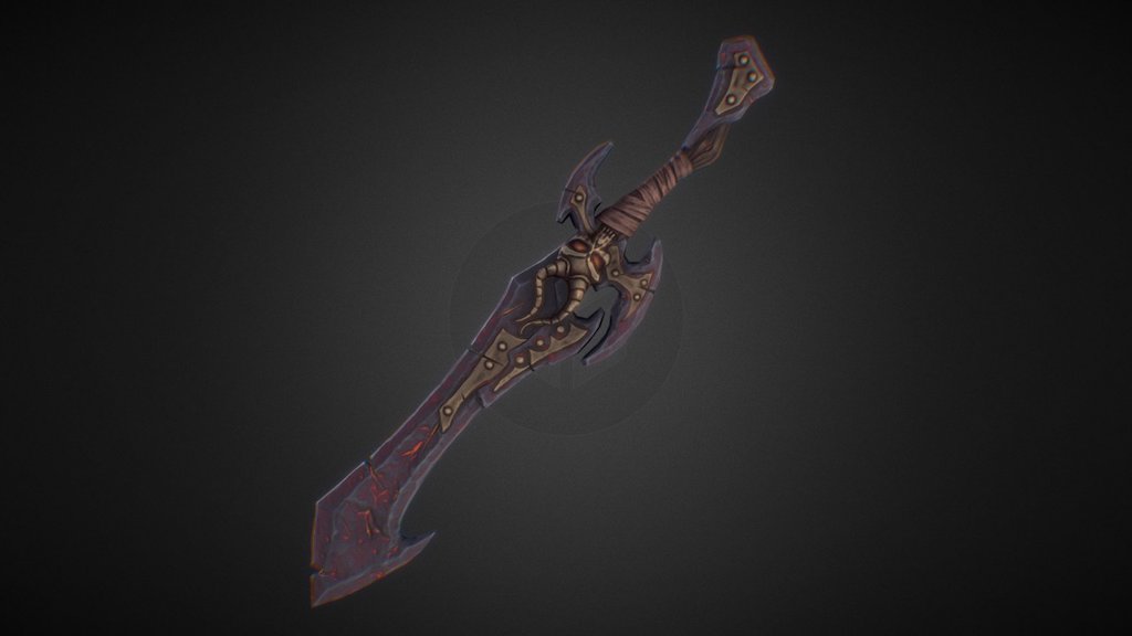 Elemental sword (magma) - Download Free 3D model by X-ray [f4d190d] - Sketchfab