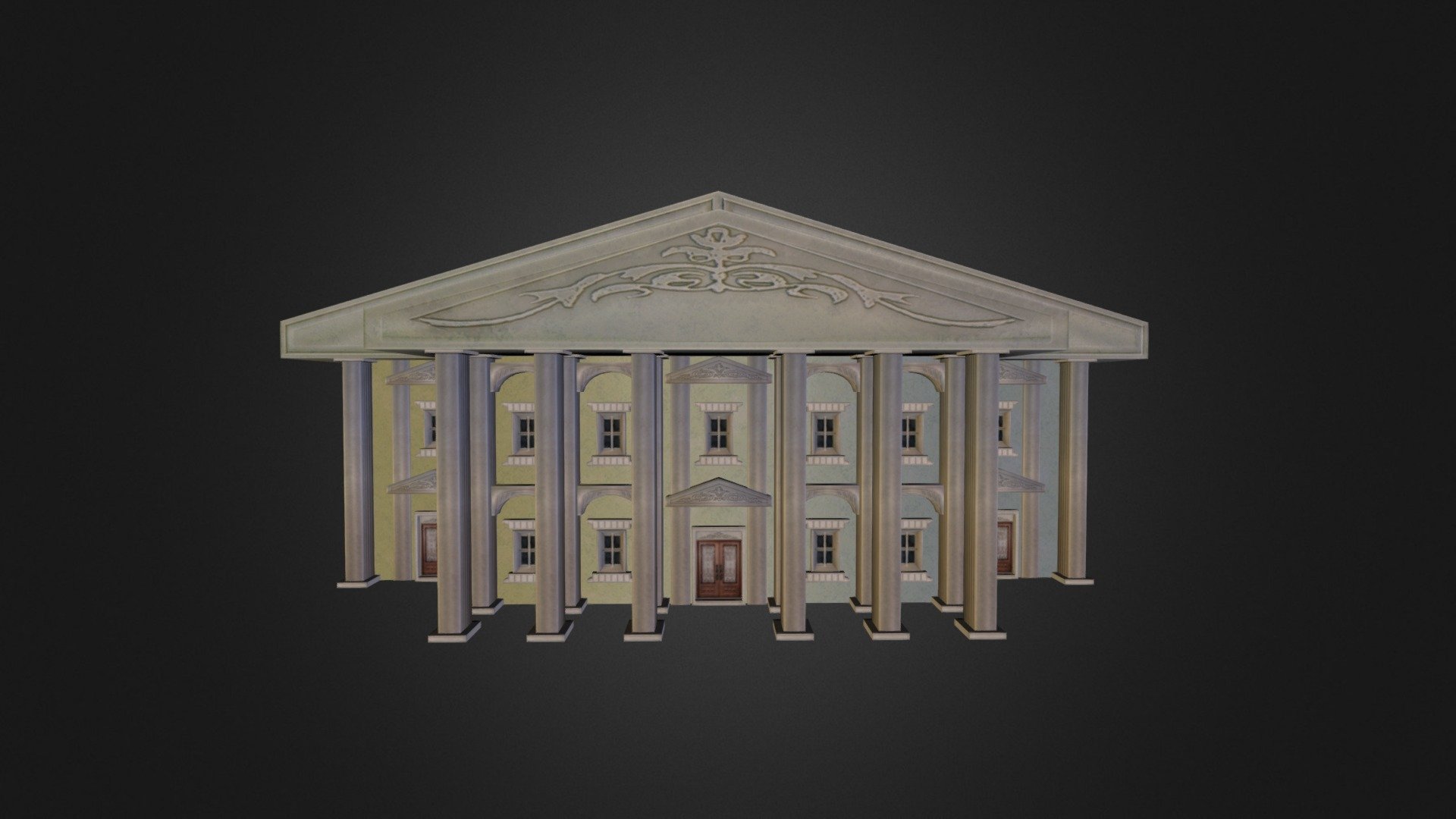 Government Buliding 05 - 3D model by tim-tran [f4d2715] - Sketchfab