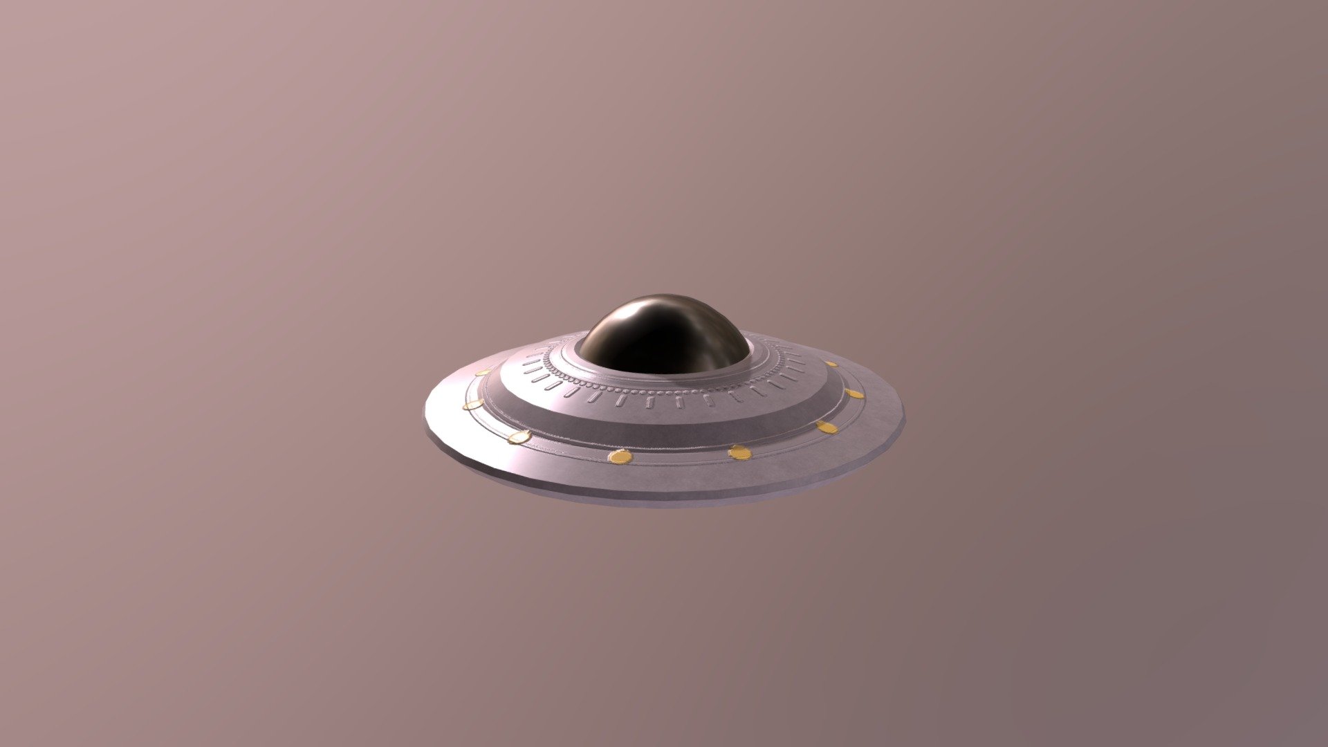 Alien Spaceship - 3D model by kerbo [f4d272e] - Sketchfab