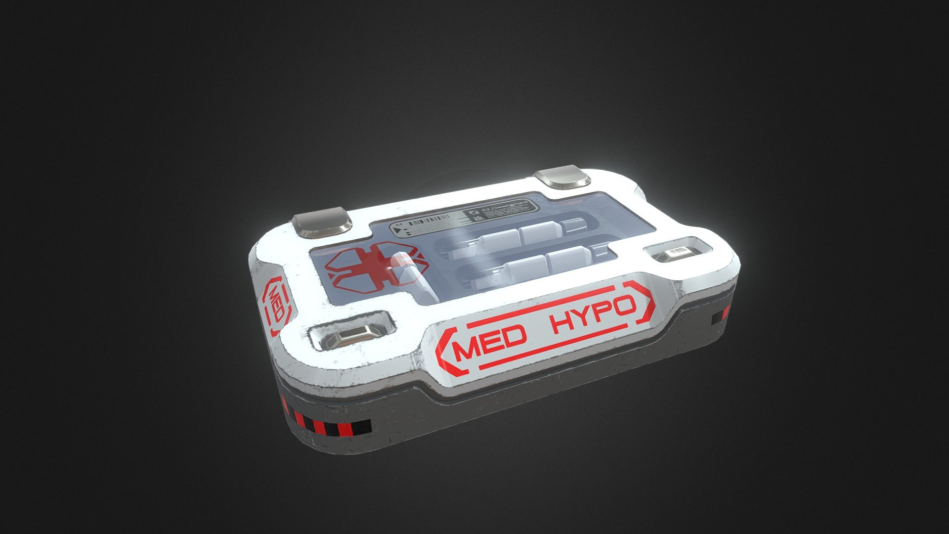 Sci-Fi Medical Box - 3D model by Sharpsterman [f4d311d] - Sketchfab