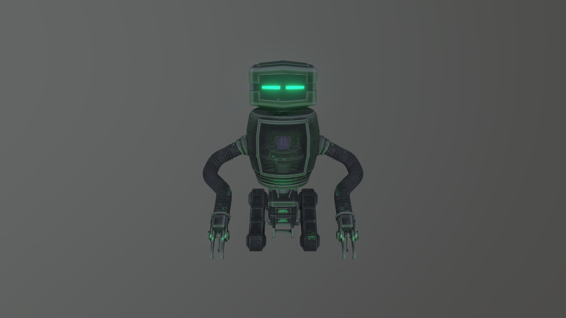 Stylised Radiation Robobrain - 3D model by MatthewNixon3DArt [f4d3191 ...