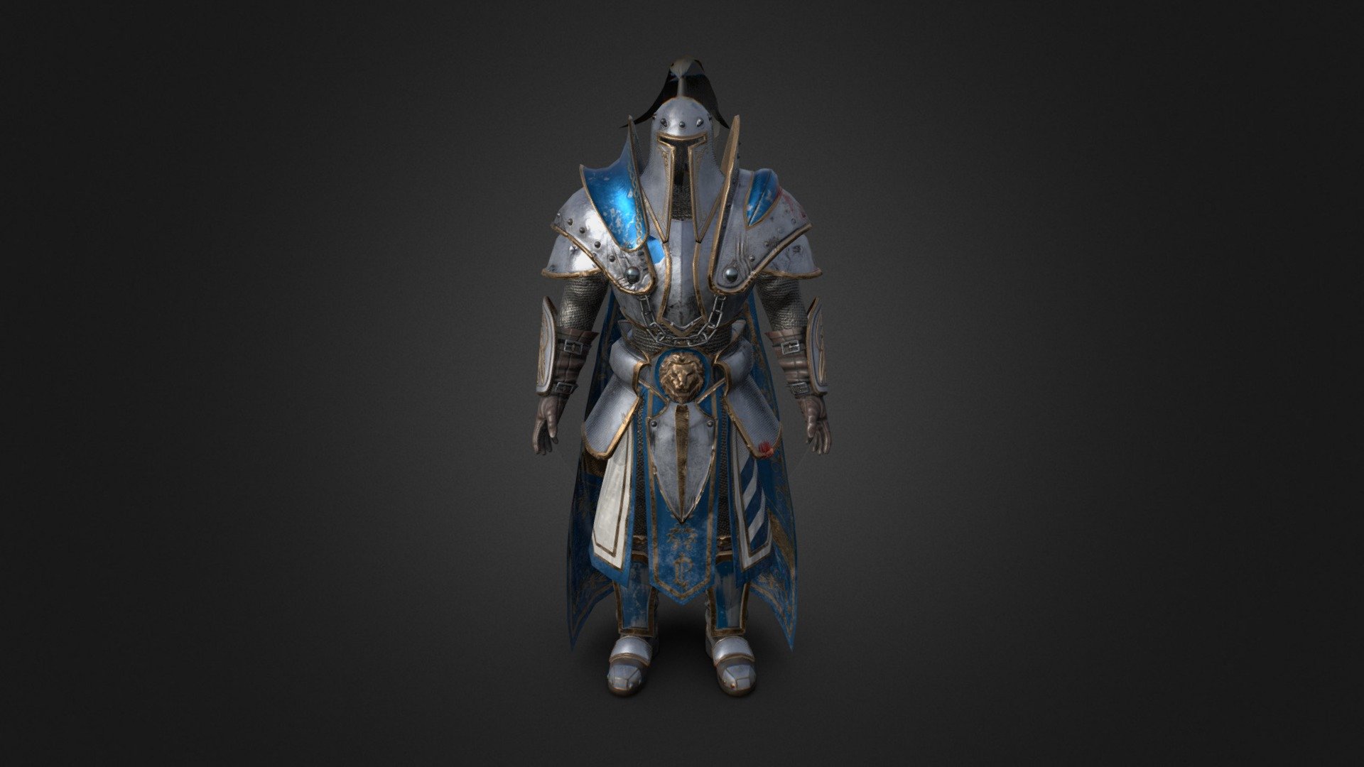 Skyrim mod: Warcraft 3 Heroic Footman 3D model - 3D model by ...