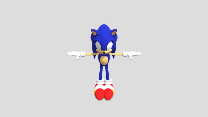 Sonic_the_hedgehog 3D models - Sketchfab