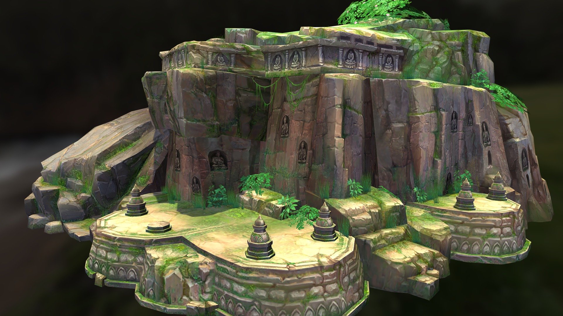 Hidden Temple - 3D model by BOSi Art Studios (@bosiusa) [f4d437c ...