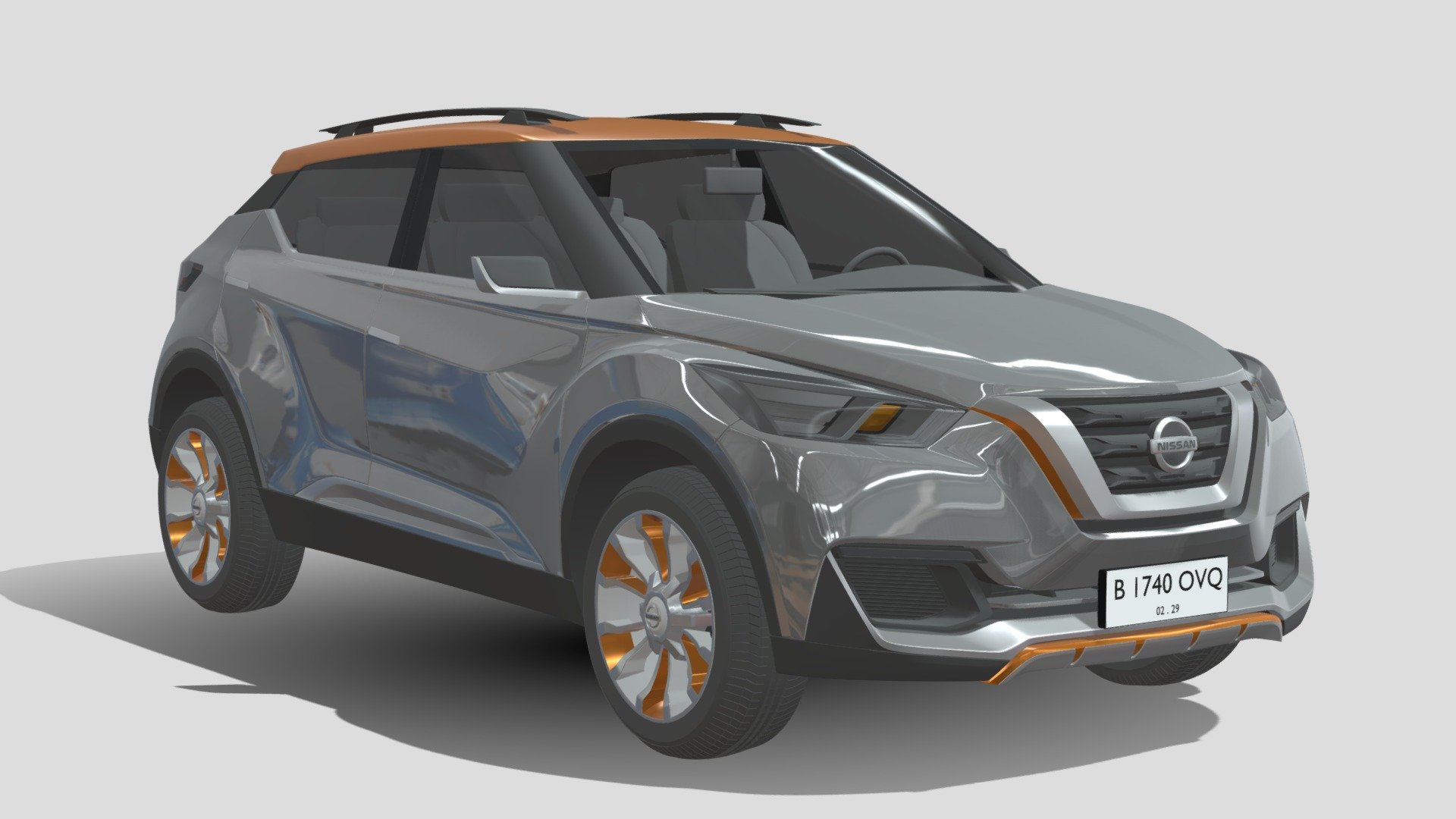 2014 Nissan Kicks Concept - 3D model by Raysh (@Raysh_.) [f4d4588] - Sketchfab