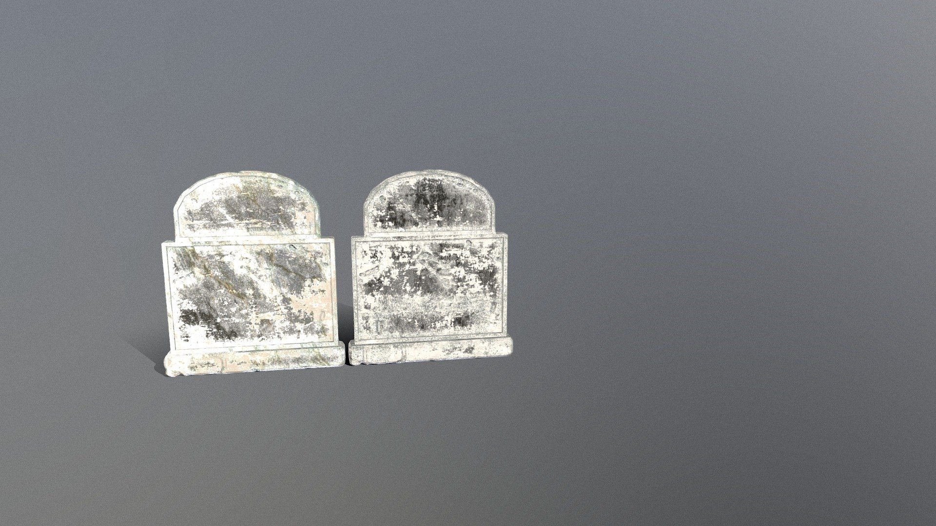 Gravestone with 2 textures - 3D model by MMcatsDesign [f4d4e4e] - Sketchfab
