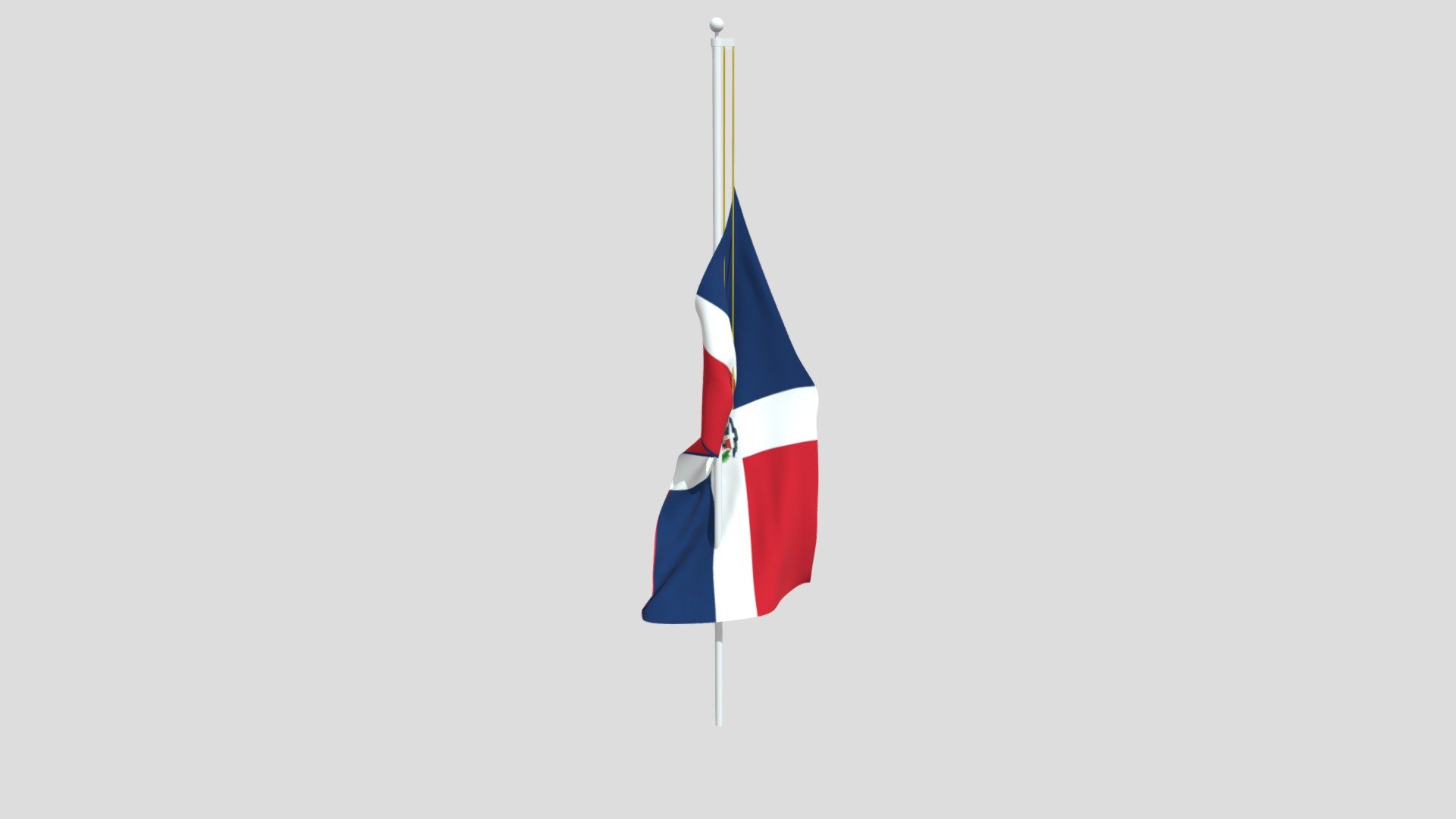 bandera_c4d - 3D model by josehitler35 [f4d6135] - Sketchfab
