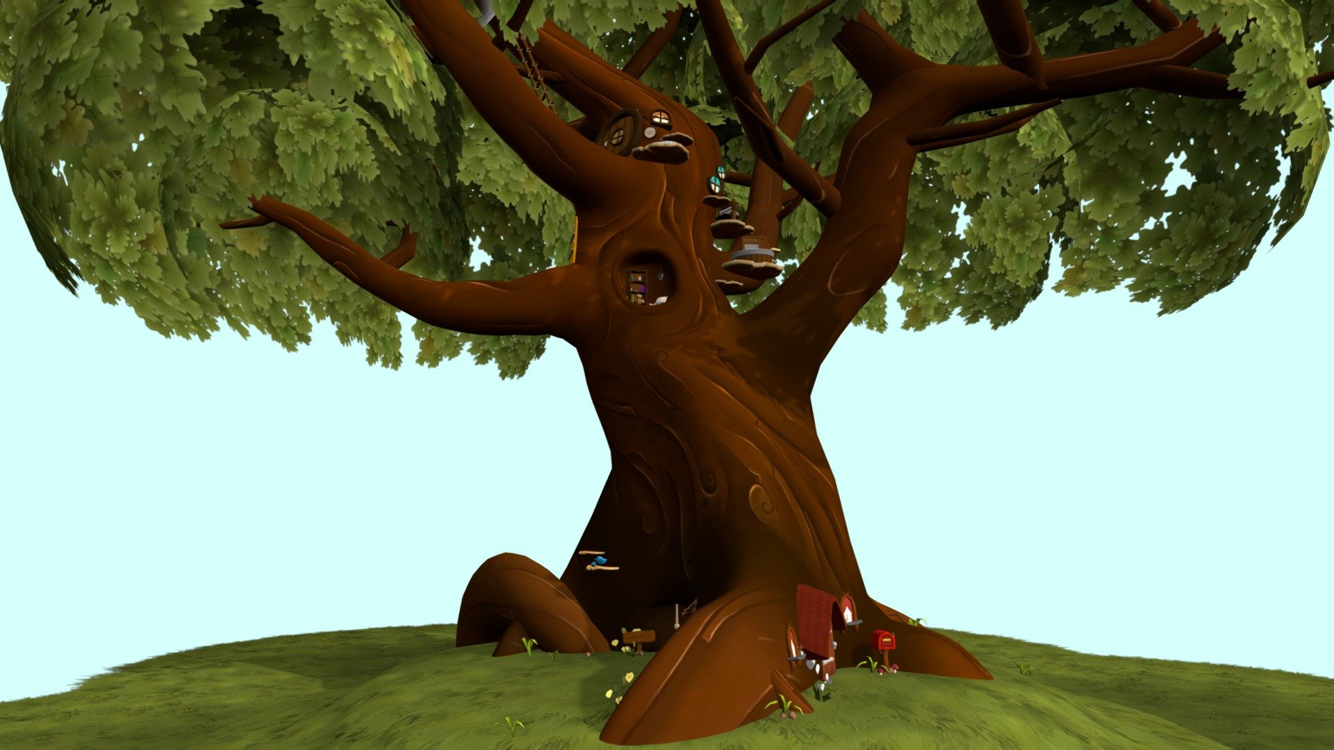 The Faraway Tree - 3D model by heatherholden_ [f4d6ad8] - Sketchfab