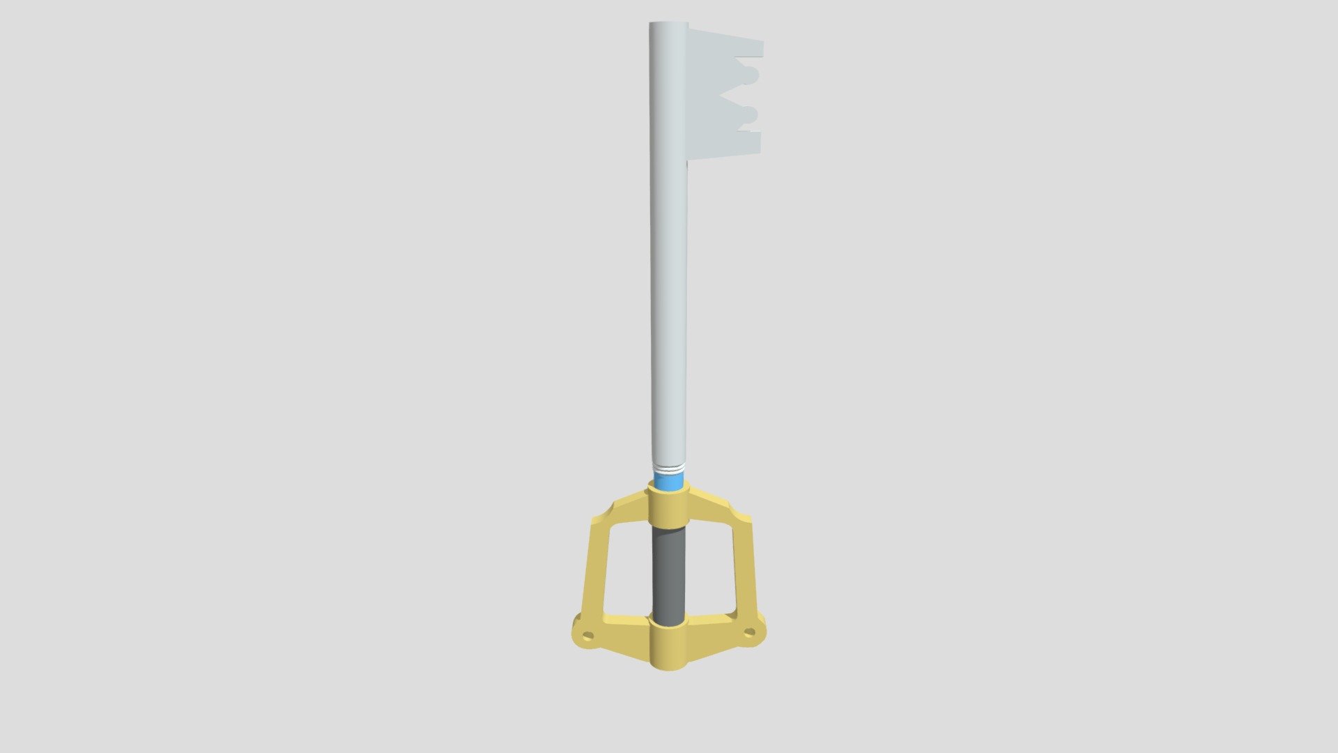 Kingdom Hearts 2 Keyblade - Download Free 3D model by ZellorNox ...