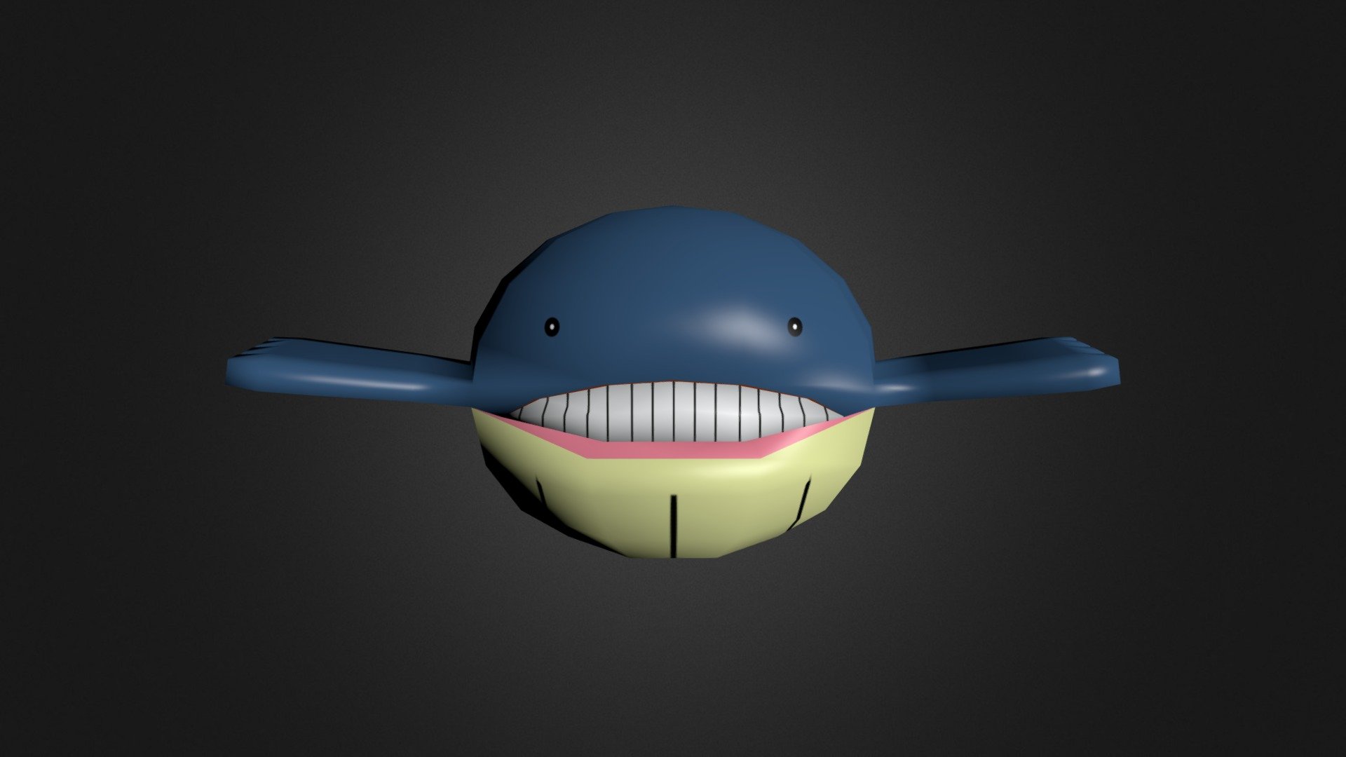 Wailmer - 3D model by kumarajith1996 [f4d6c5c] - Sketchfab