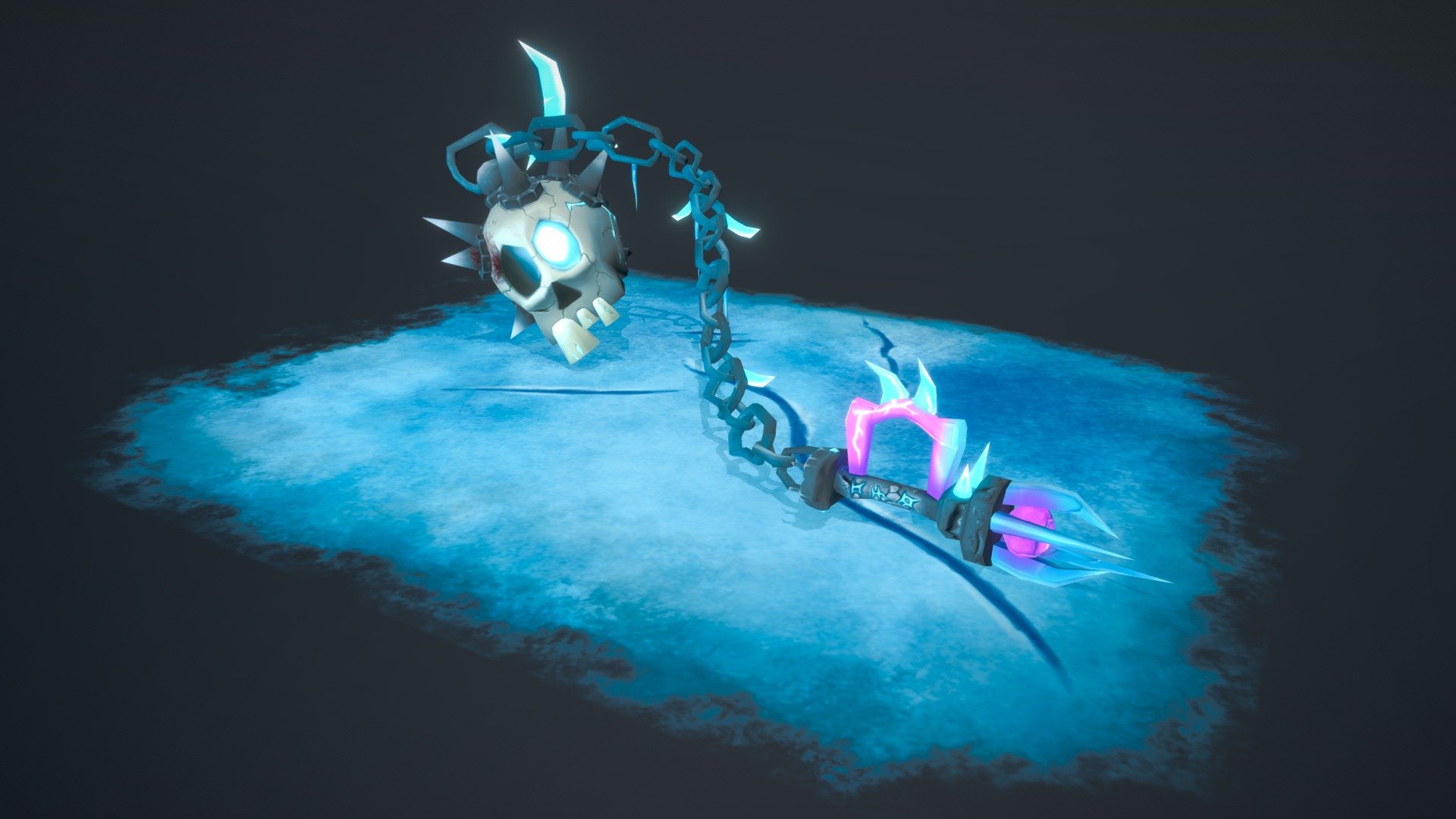 Death Knight Weapon_Wow style - 3D model by Gilles De Regge ...