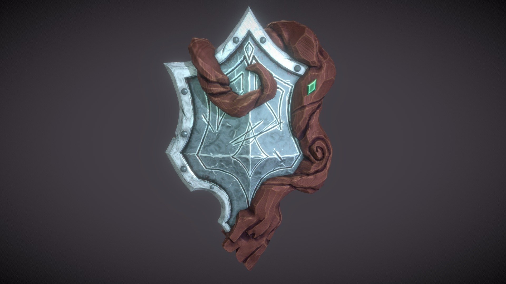 Overgrown Shield - 3D model by TLaCroix [f4d79b5] - Sketchfab