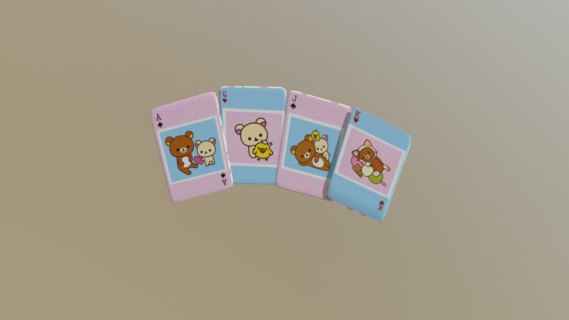 Playing Cards - 3D model by Opal Bunnag (@obunnag) [f4d7f6d] - Sketchfab