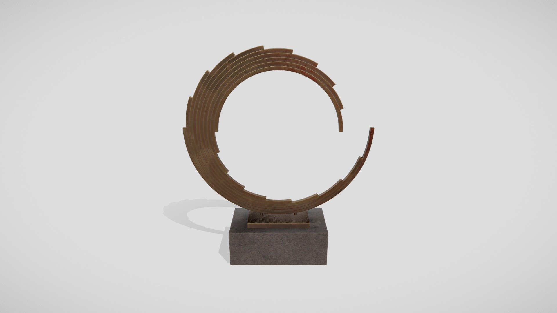 Modern Abstract Bronze Art Sculpture 30 - 3D model by gogoskilla ...