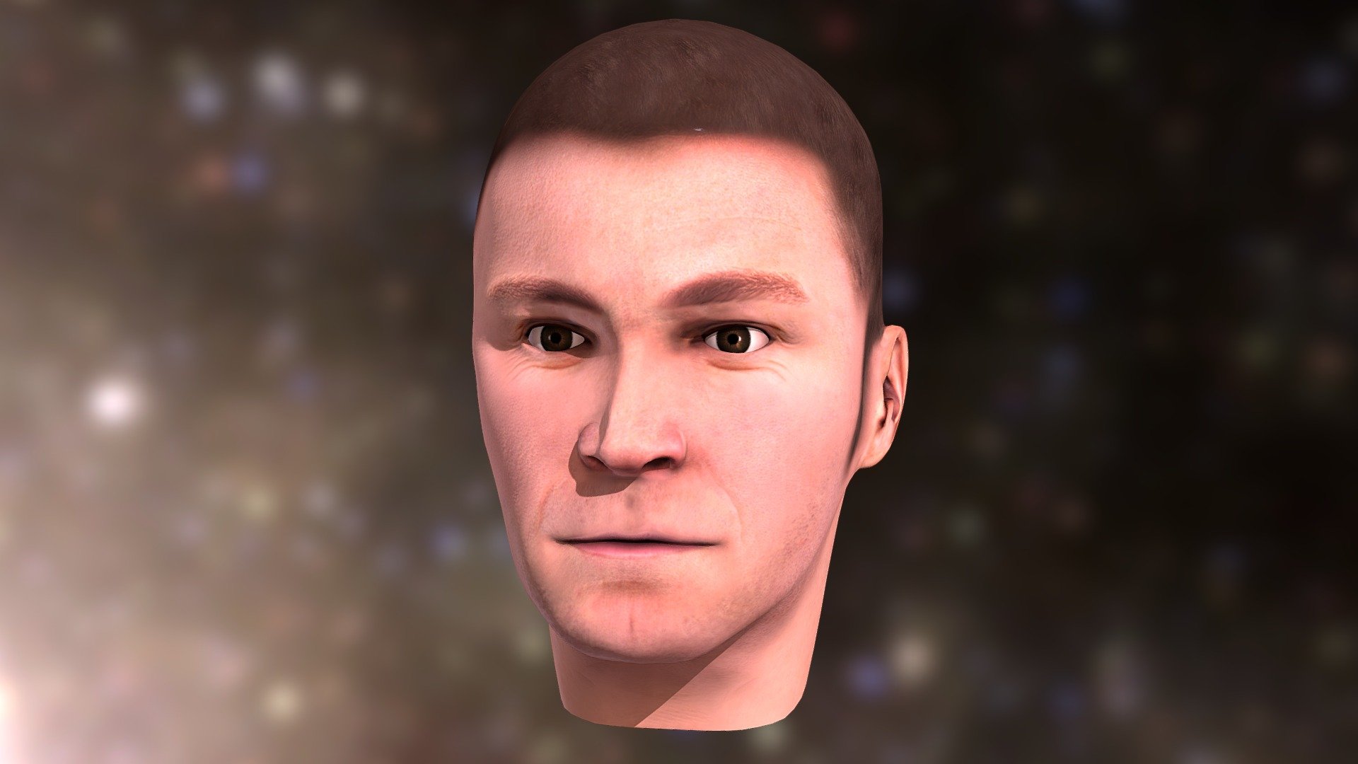 Male Face - 3D model by Ian Coffman (@iancoffman) [f4d823d] - Sketchfab