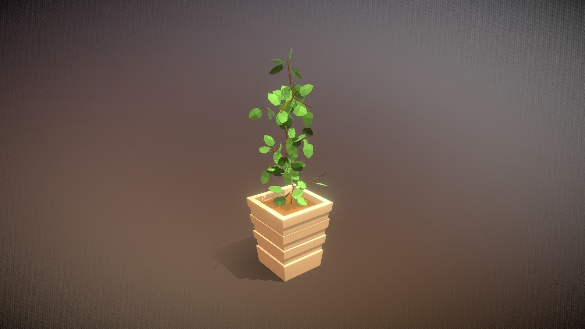 Low Poly Style Plant - Download Free 3D model by Cyber Sun Studio ...